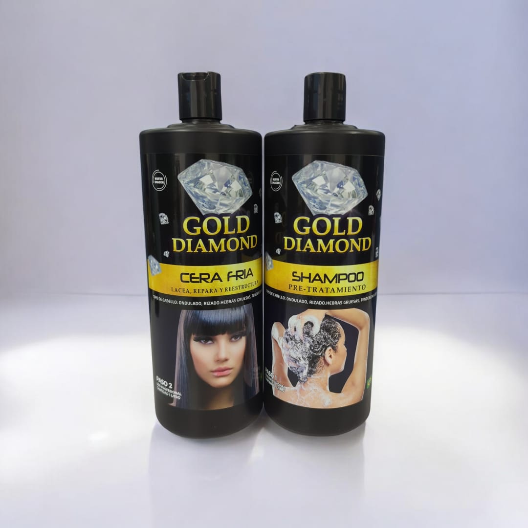 Cera fría Gold (2 pasos) 1 Lt – Rosa PS Beauty Supply